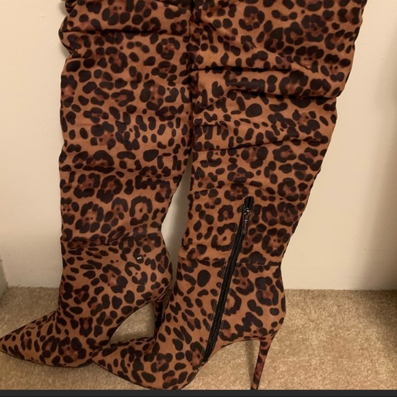 Jessica Simpson | Shoes | Jessica Simpson Leopard Print Boots | Poshmark
